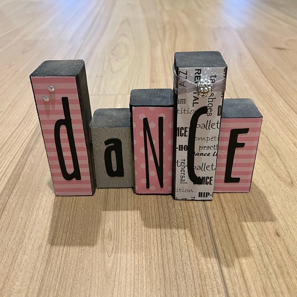 Other | Dance Block Decor Pink | Poshmark